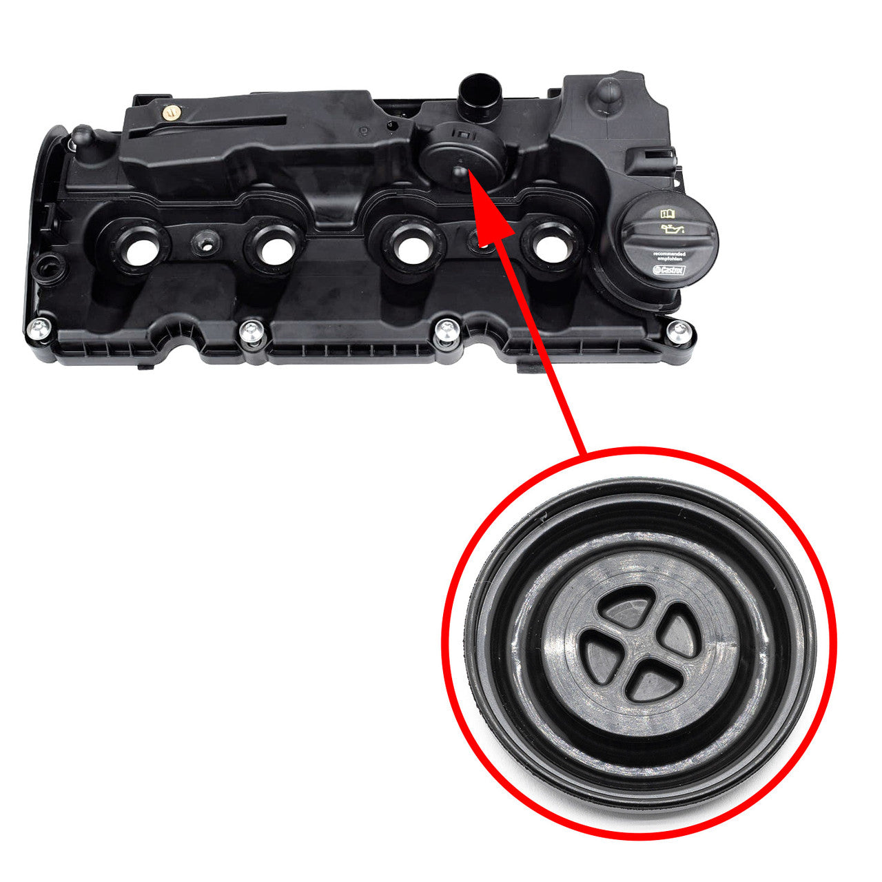 Valve cover diaphragm VAG 1.6 and 2.0 TDI 03L103469AD 04L103469 ...